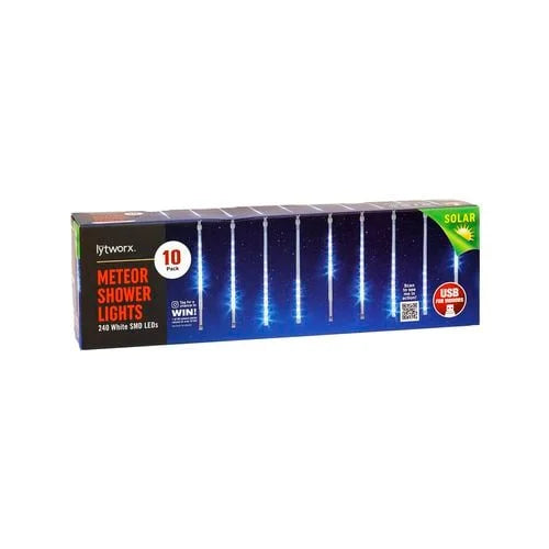 Lytworx 240 LED Solar Meteor Shower Light - White – Paradise Supplies