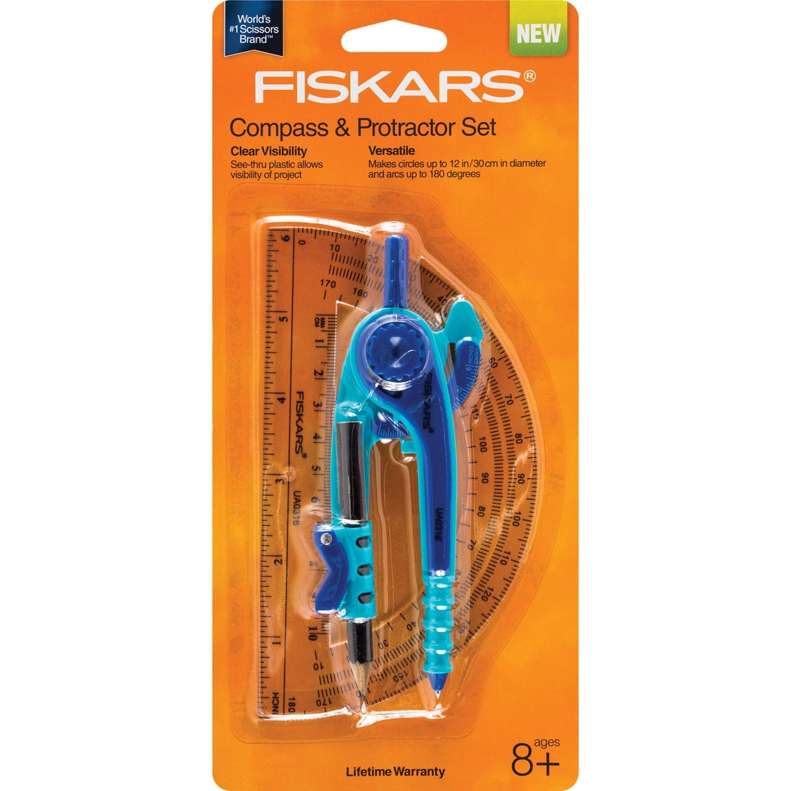Fiskar's Compass/Protractor Set – Paradise Supplies