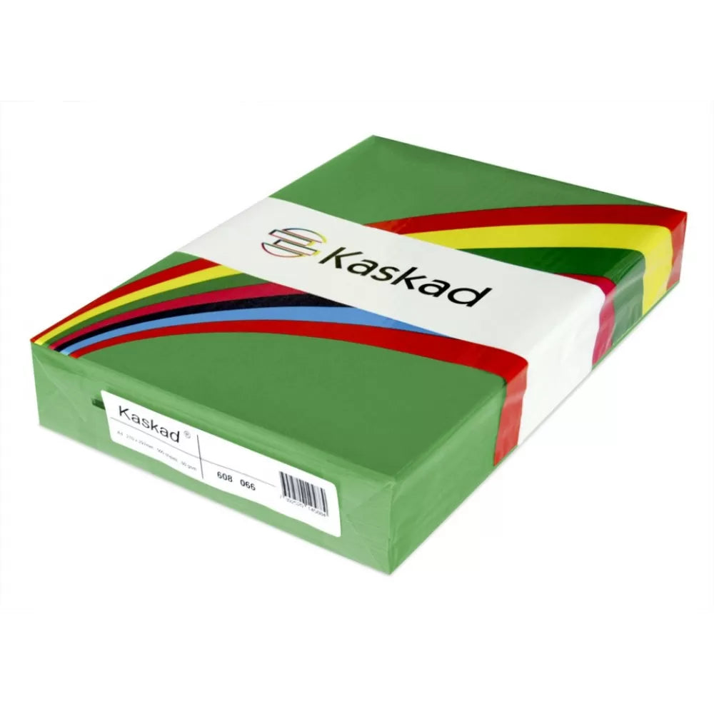 Kaskad Color Paper A4 80gsm Woodpecker Green Ream – Paradise Supplies