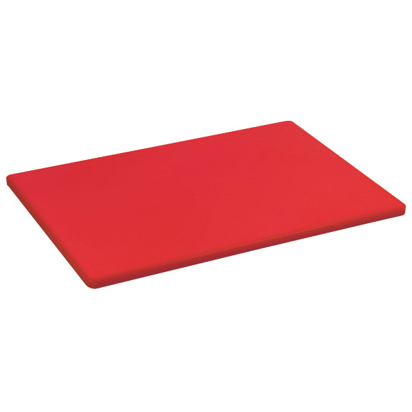 Chopping Board Red - 450mm x 300mm x 13mm – Paradise Supplies