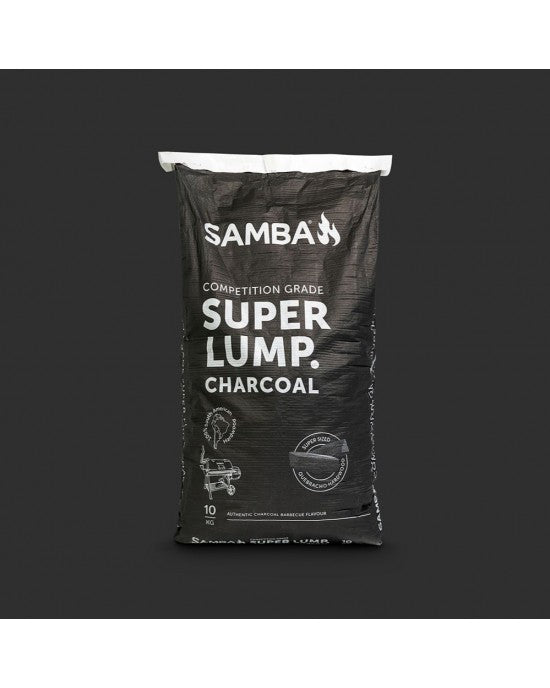 SAMBA Competition Grade Super Lump Charcoal 10kg – Paradise Supplies